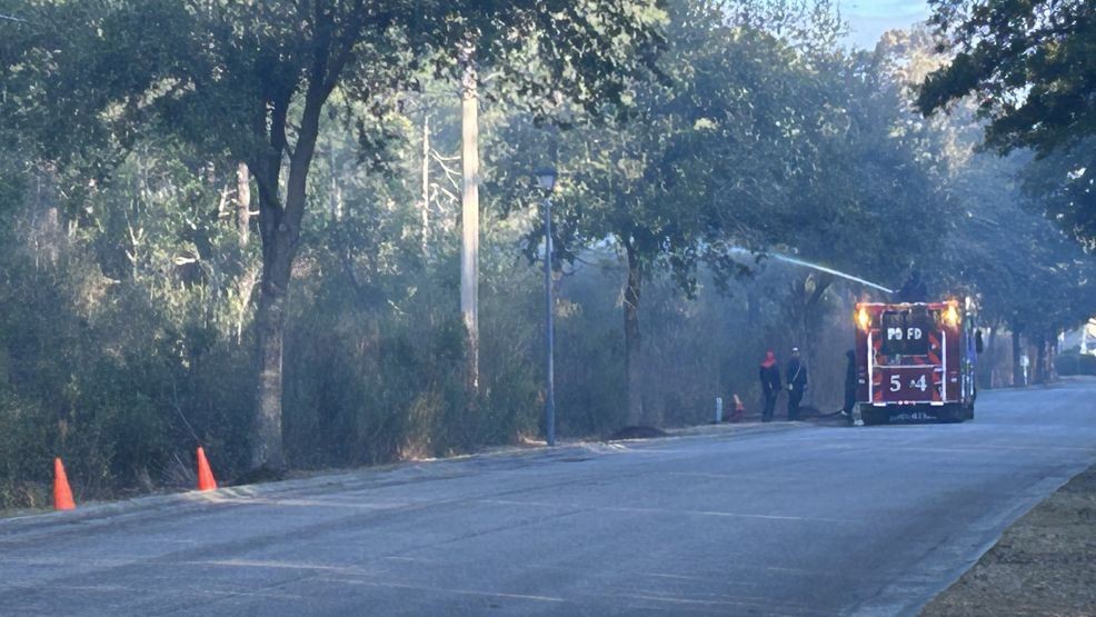Covington Drive wildfire containment efforts persist as underground ...