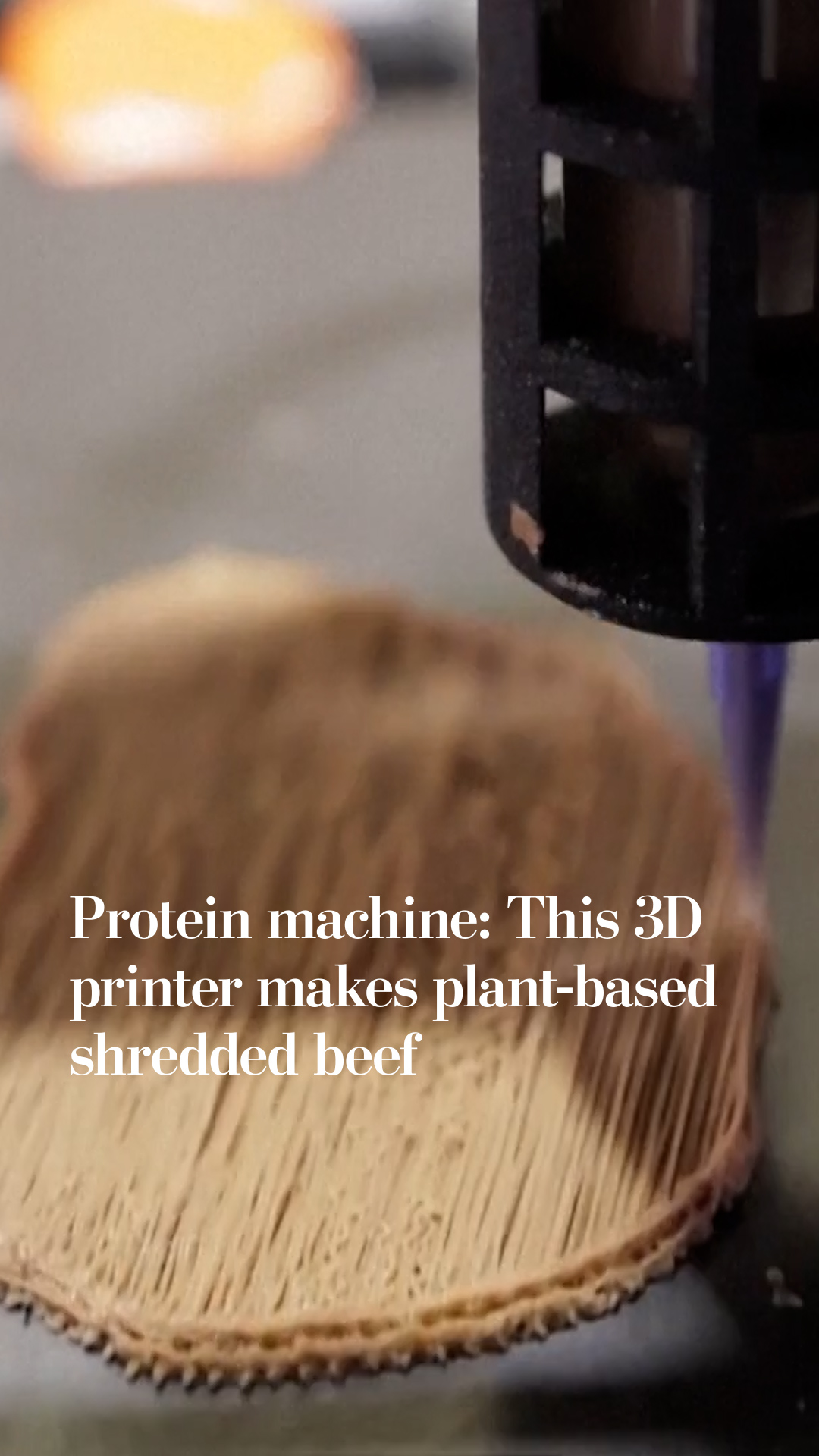 Protein machine: This 3D printer makes plant-based beef