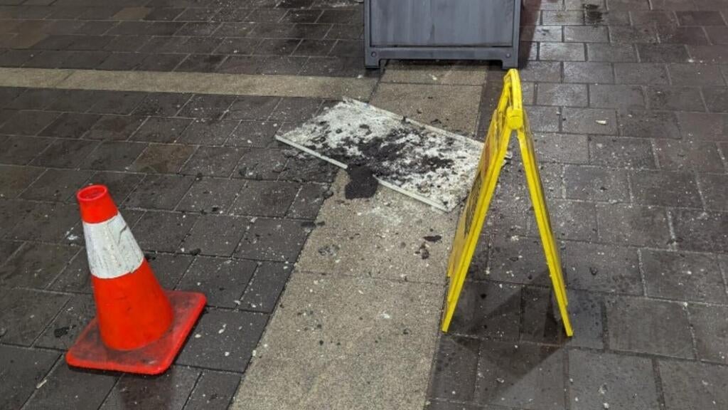 Video shows panel falling at Harvard MBTA station with past ceiling issues