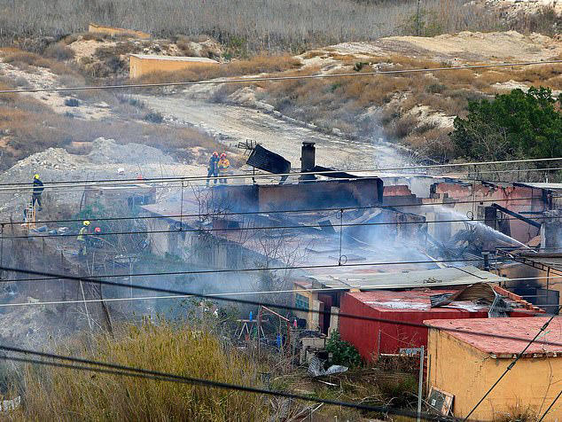 Moment fireworks factory EXPLODES and sends debris flying