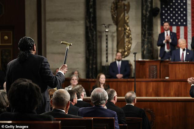 Al Green censured by Republicans after being removed from Trump speech