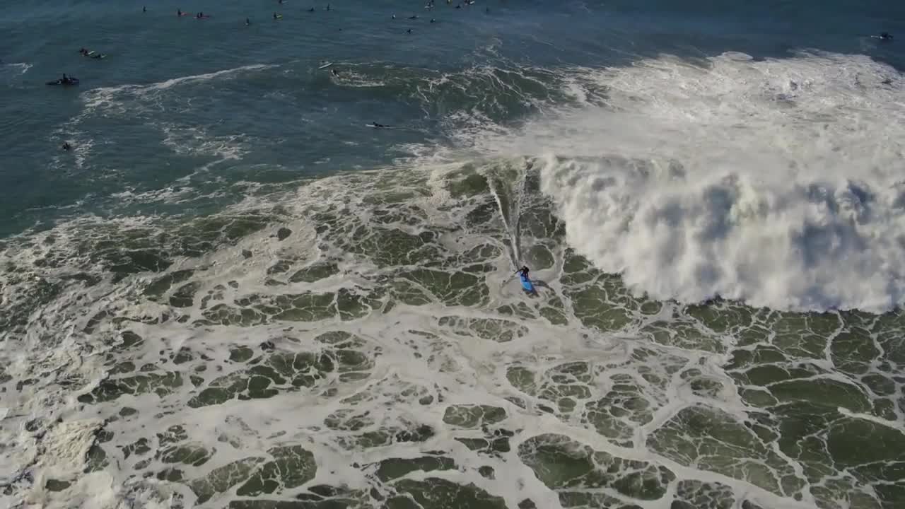 Above the Crest: Aerial Insights into Mavericks' Waves
