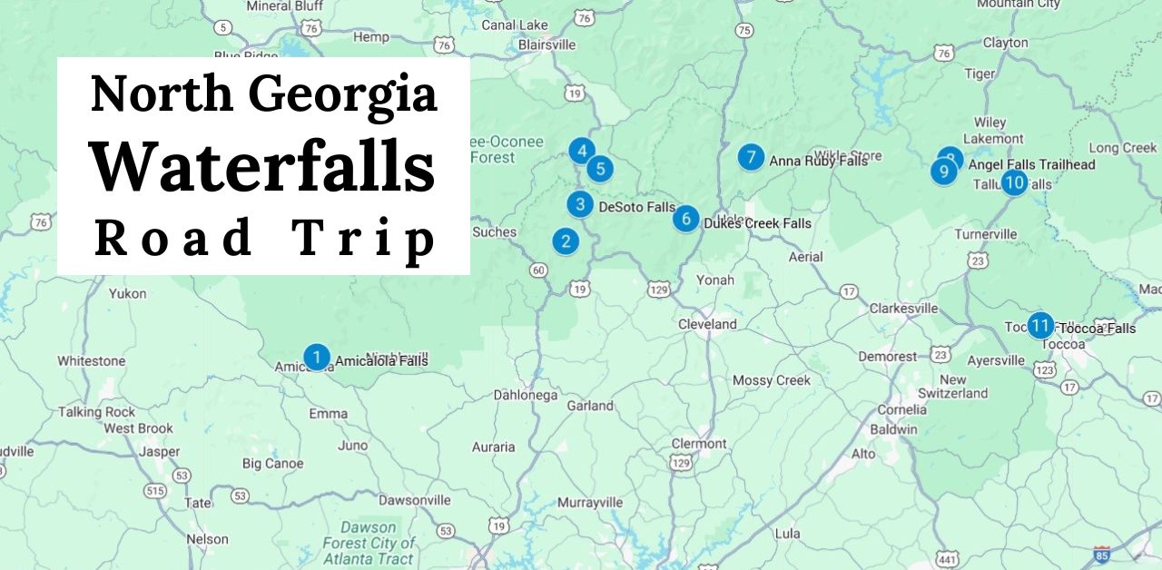 The Ultimate North Georgia Waterfalls Road Trip (With Map!)