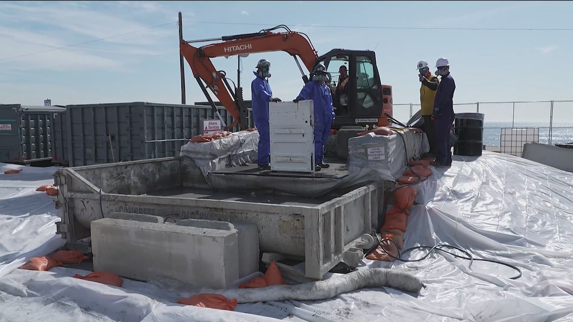 EPA working to clear lithium-ion batteries from wildfire sites in ...