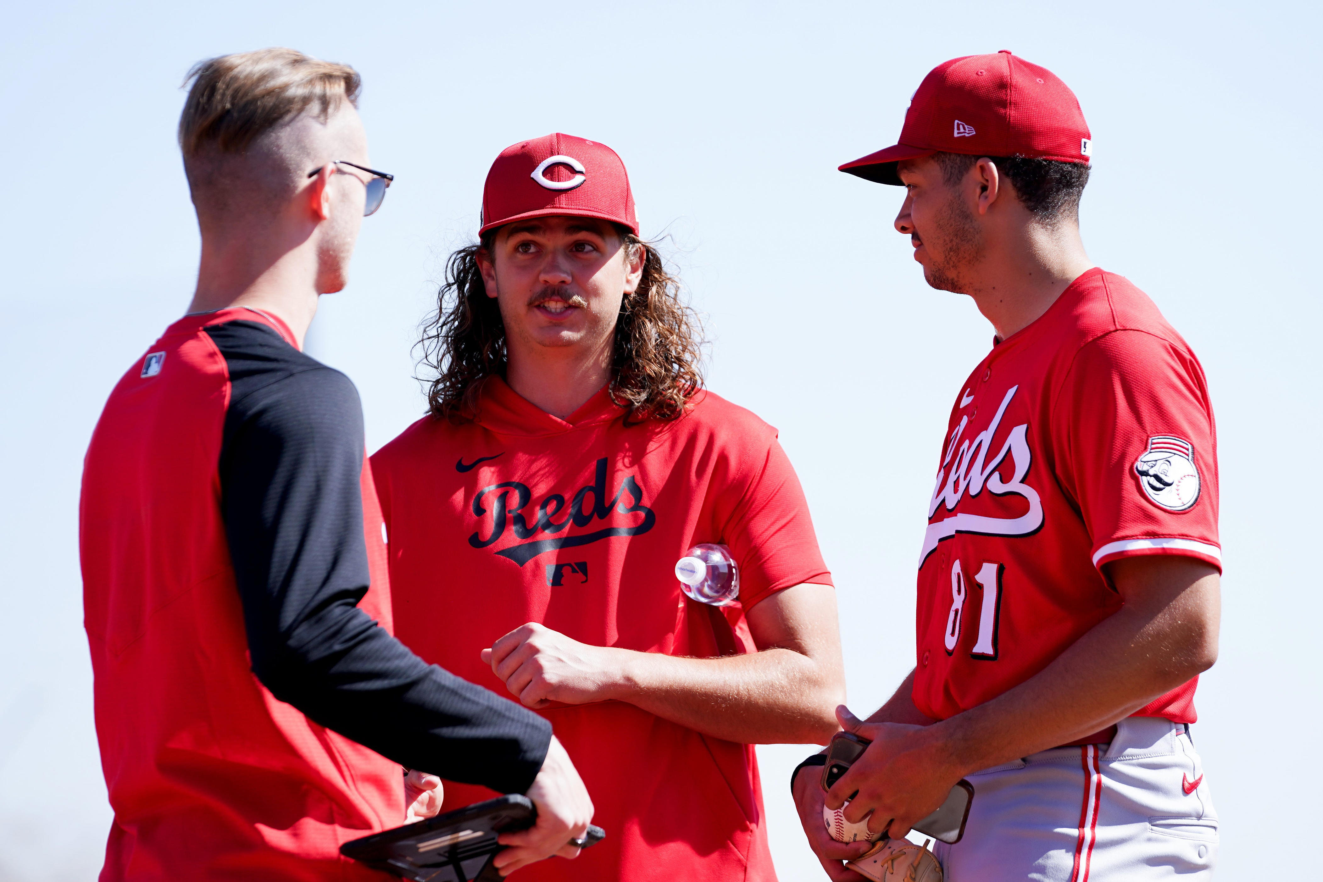 Chase Burns makes MLB spring training debut in relief with Reds