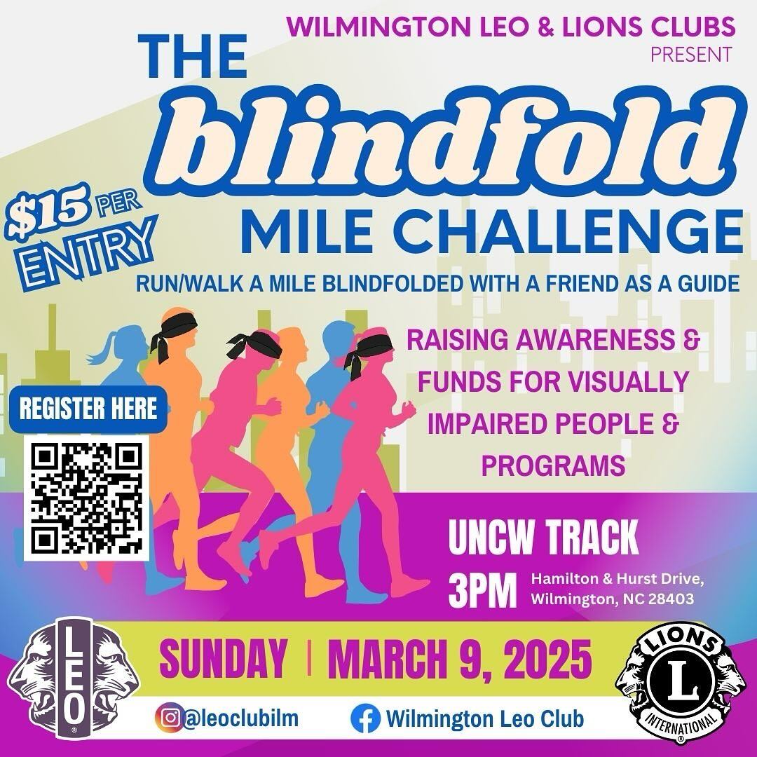 Wilmington Leo & Lions Club to host The Blind Fold Mile Challenge ...