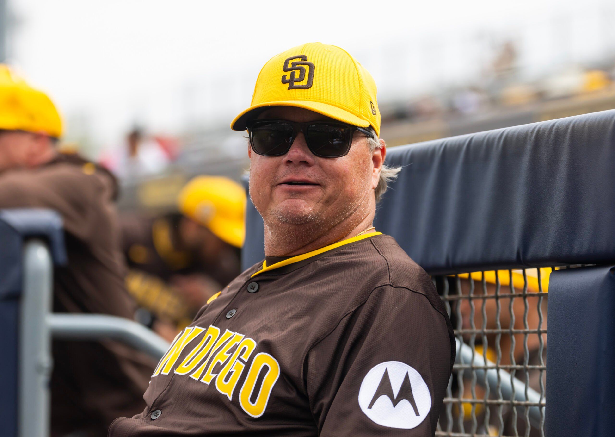 Padres manager not thinking about powerhouse division rival