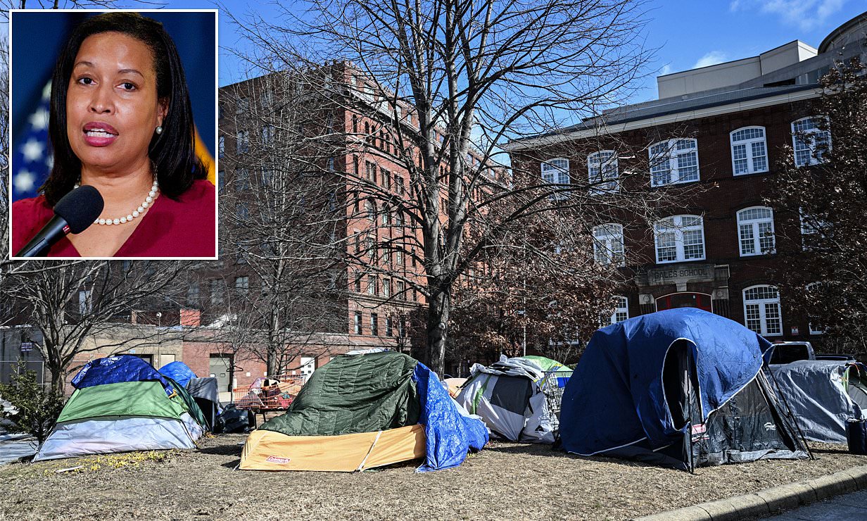 Trump's warning for DC mayor if homeless camps aren't cleaned up