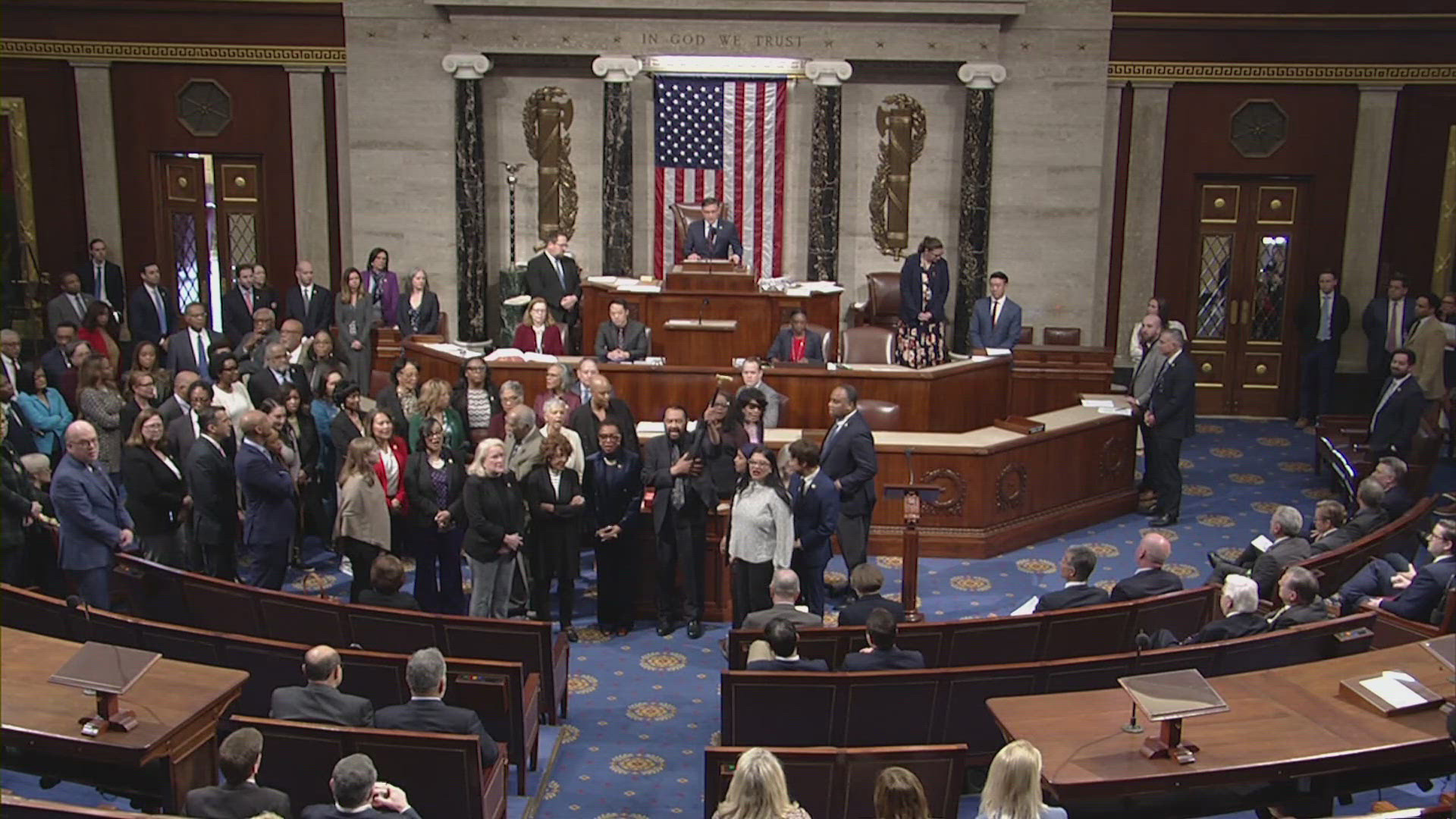 U.S. House votes to censure Rep. Al Green after heckling President ... U.S. House votes to censure Rep. Al Green after heckling President ...