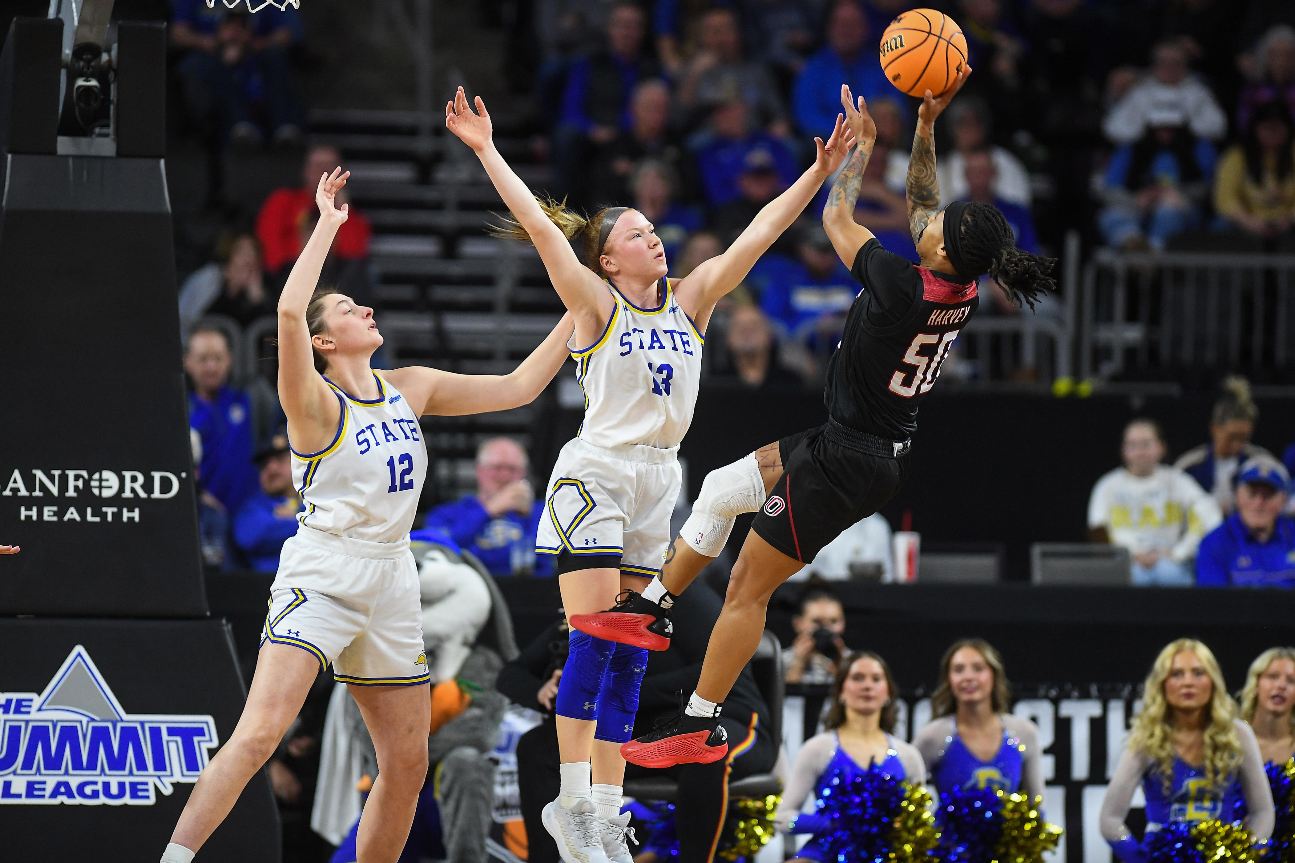 South Dakota State women's basketball advances to Summit League semis ...