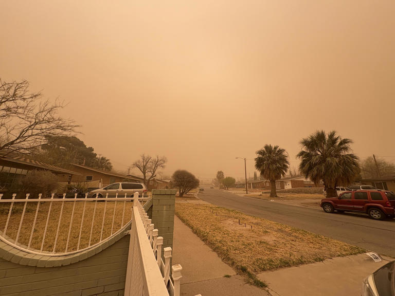 Strong winds, low visibility prompt dust storm warning in El Paso ...