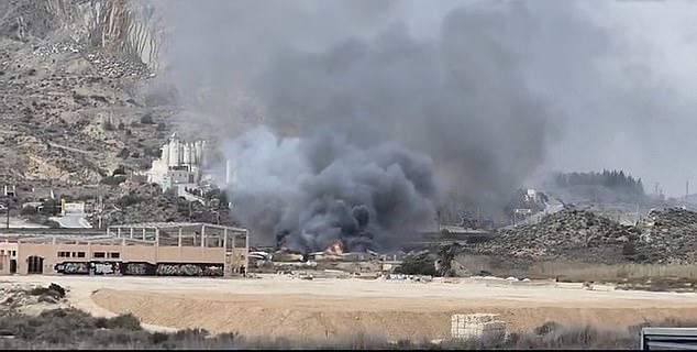 Moment fireworks factory EXPLODES and sends debris flying