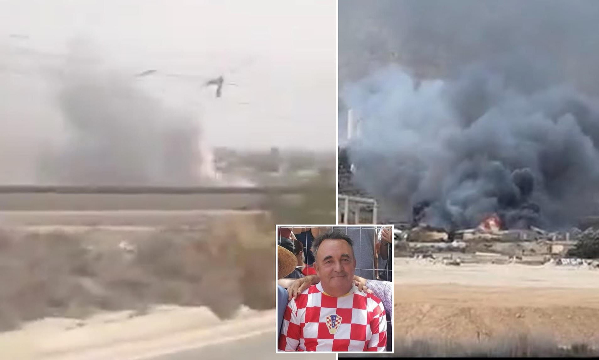 Moment fireworks factory EXPLODES and sends debris flying