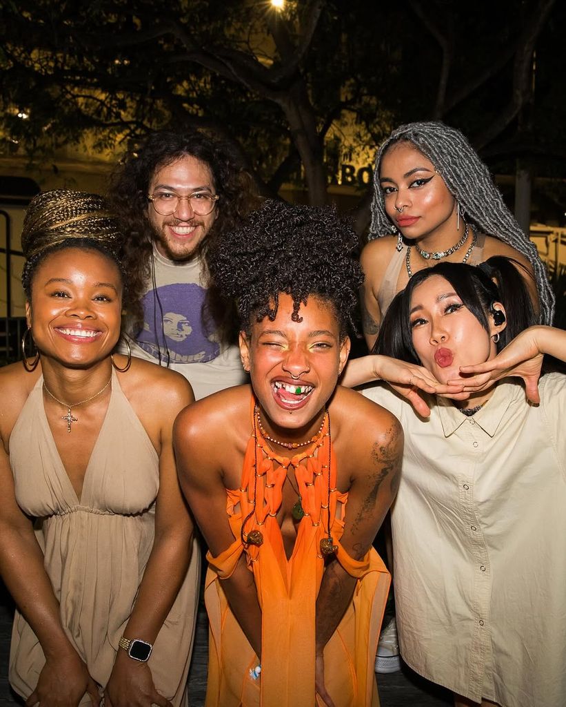 Willow Smith turns heads in sheer dress while highlighting the latest ...