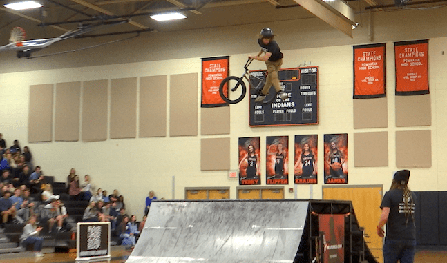‘No Hate’… just action! Professional BMX athletes bring their skills to ...