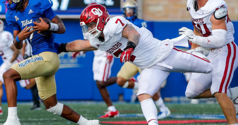 Oklahoma senior Jaren Kanak officially switches positions from ...