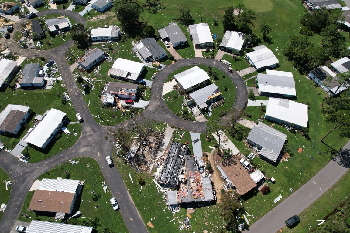 Astounding photos show Hurricane Milton's vast destruction in Florida ...