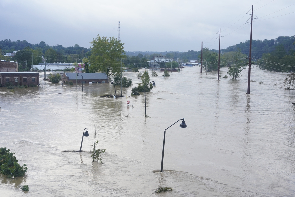 Incredible photos show heavy damage to North Carolina rivers from ...