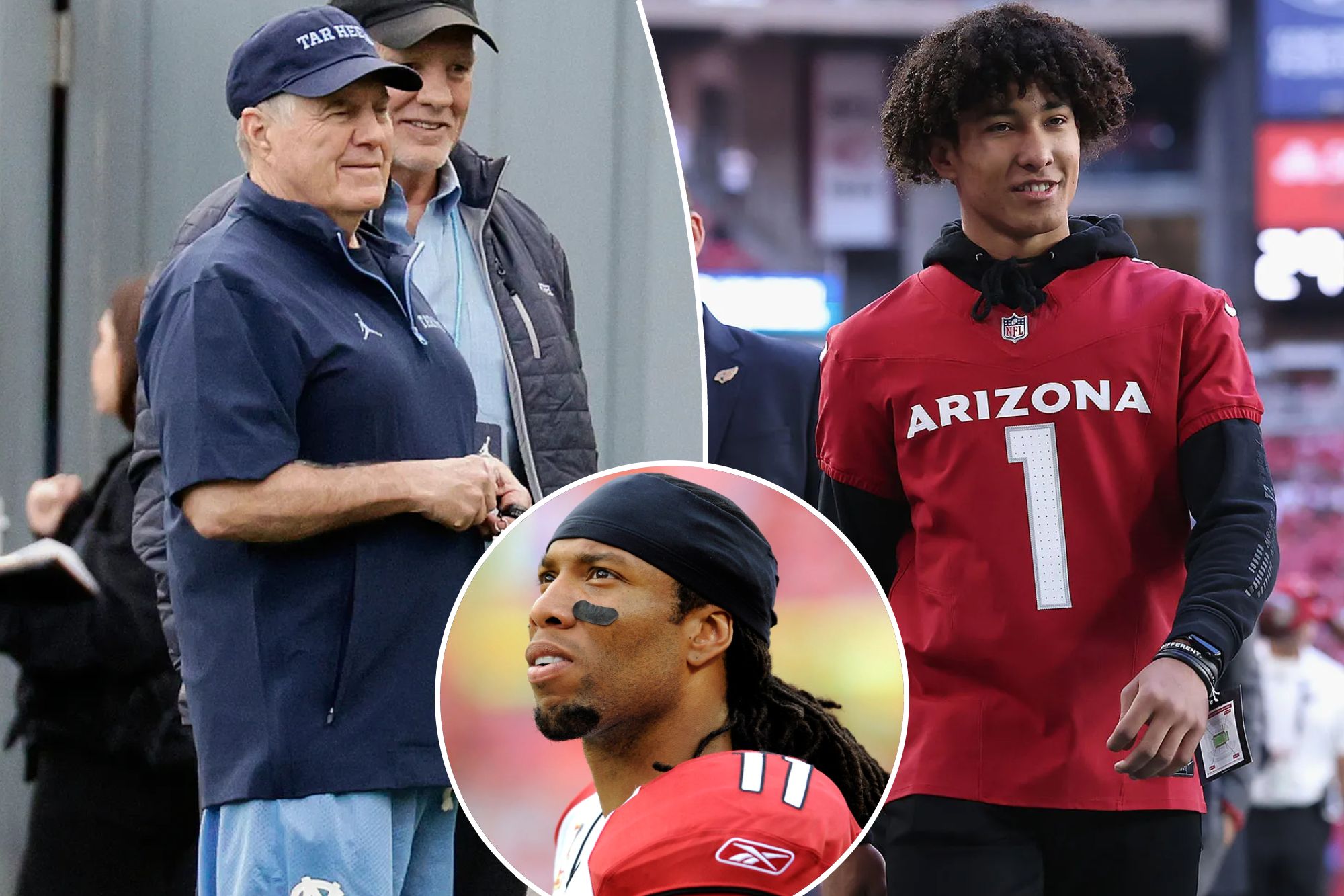 Bill Belichick offers Larry Fitzgerald’s son Devin a scholarship to UNC