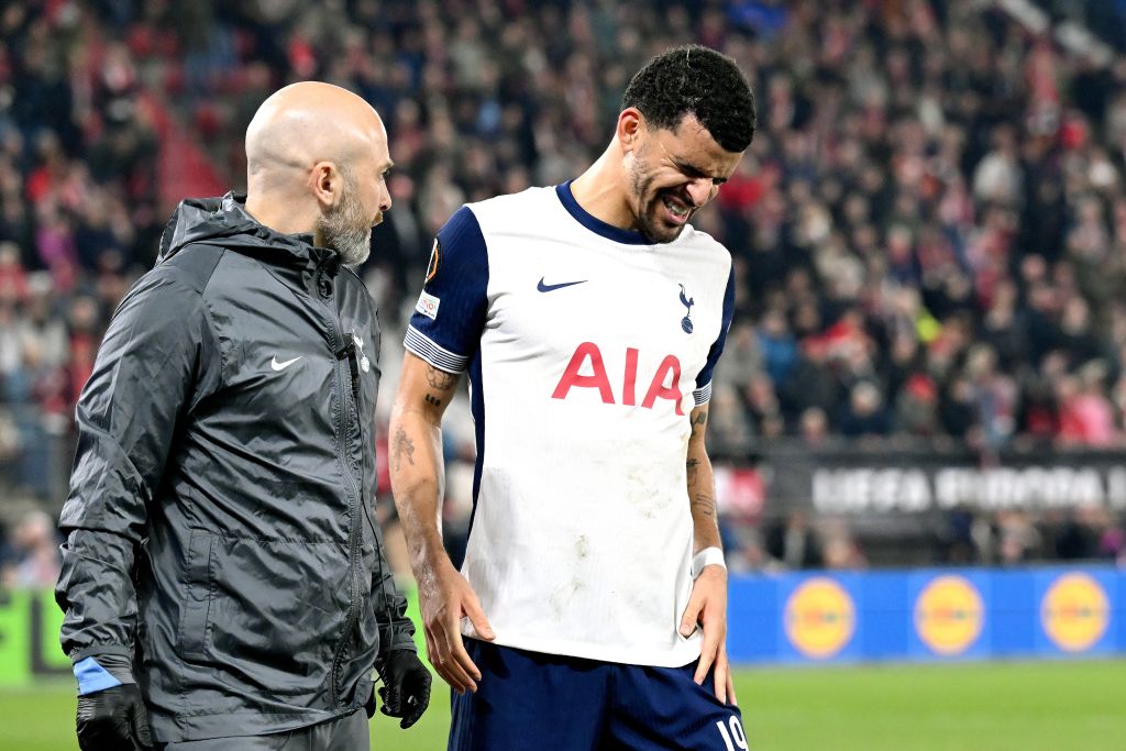 Dominic Solanke injury update as he lasts just 20 minutes on Tottenham ...