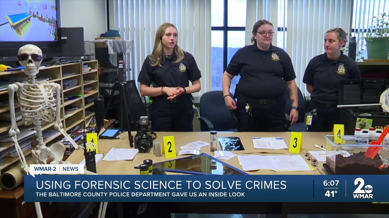 Baltimore County Police highlight their Forensic Services Section