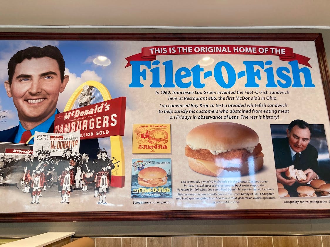 The origin story of McDonald's Filet-O-Fish, invented in Cincinnati 63 ...