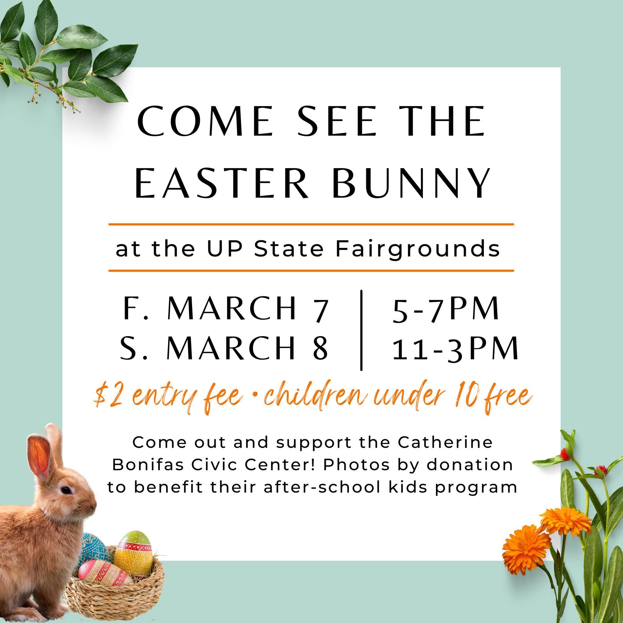 Easter Bunny to visit craft show at UP State Fairgrounds