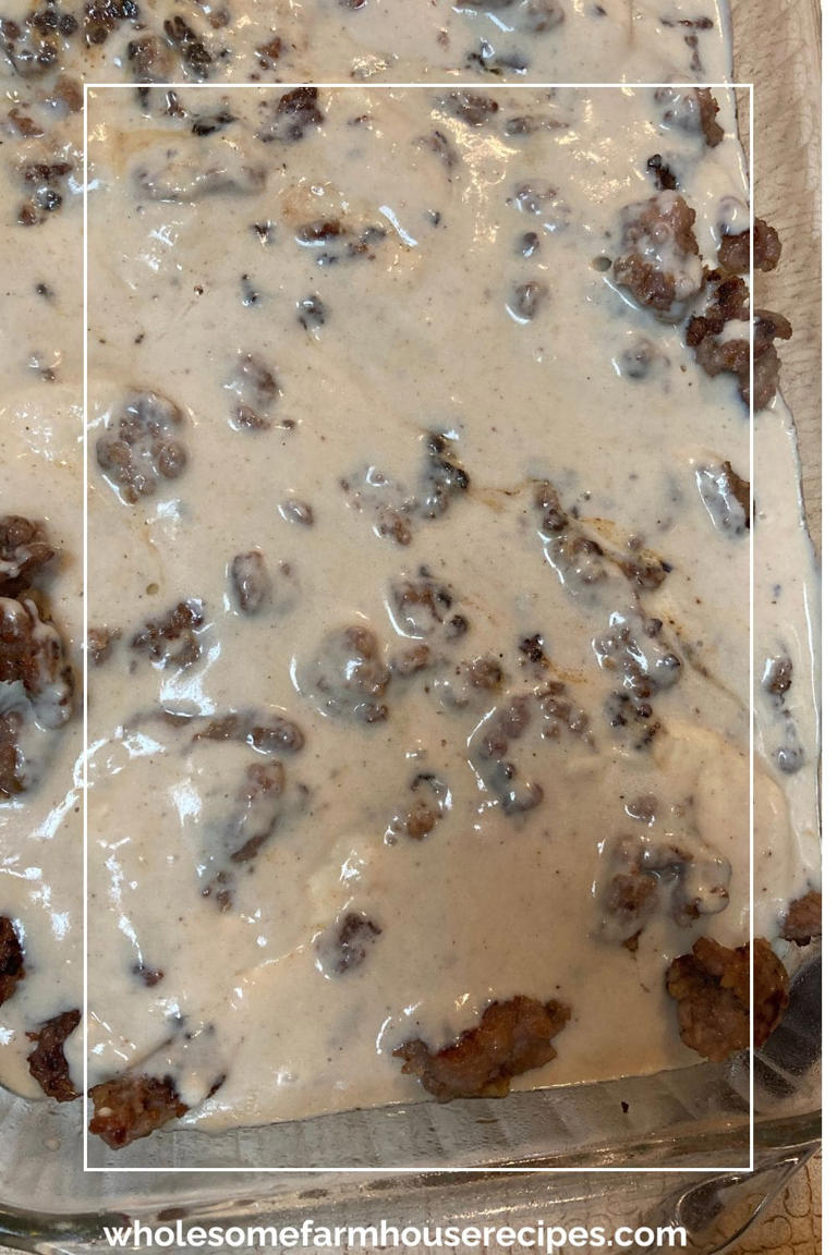 Biscuits and Gravy Casserole Recipe for Breakfast Lovers
