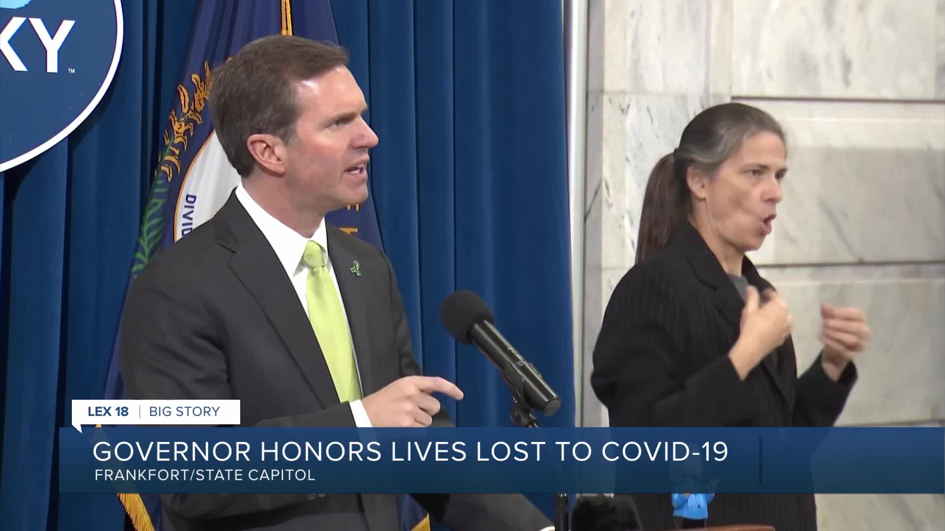 Governor Honors Lives Lost to COVID-19