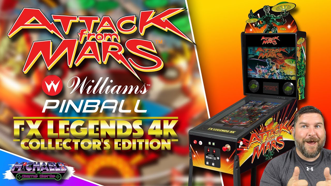 AtGames FX Legends Pinball 4K Attack From Mars Collector's Edition ...