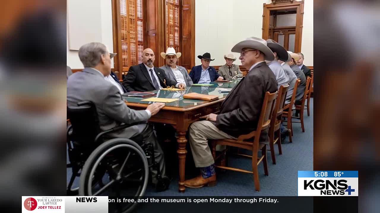 Webb and Zapata County sheriffs discuss border issues with Gov. Abbott