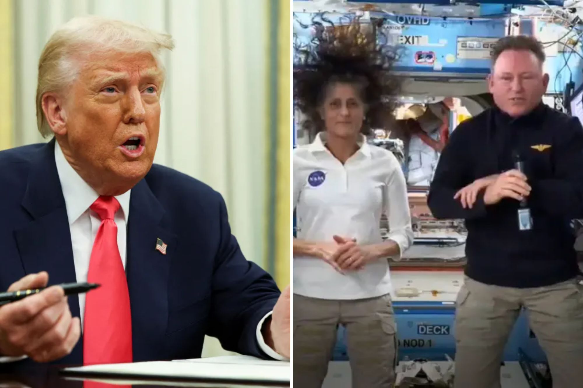 Trump tells stranded astronauts ‘we’re coming up to get you,’ teases ...