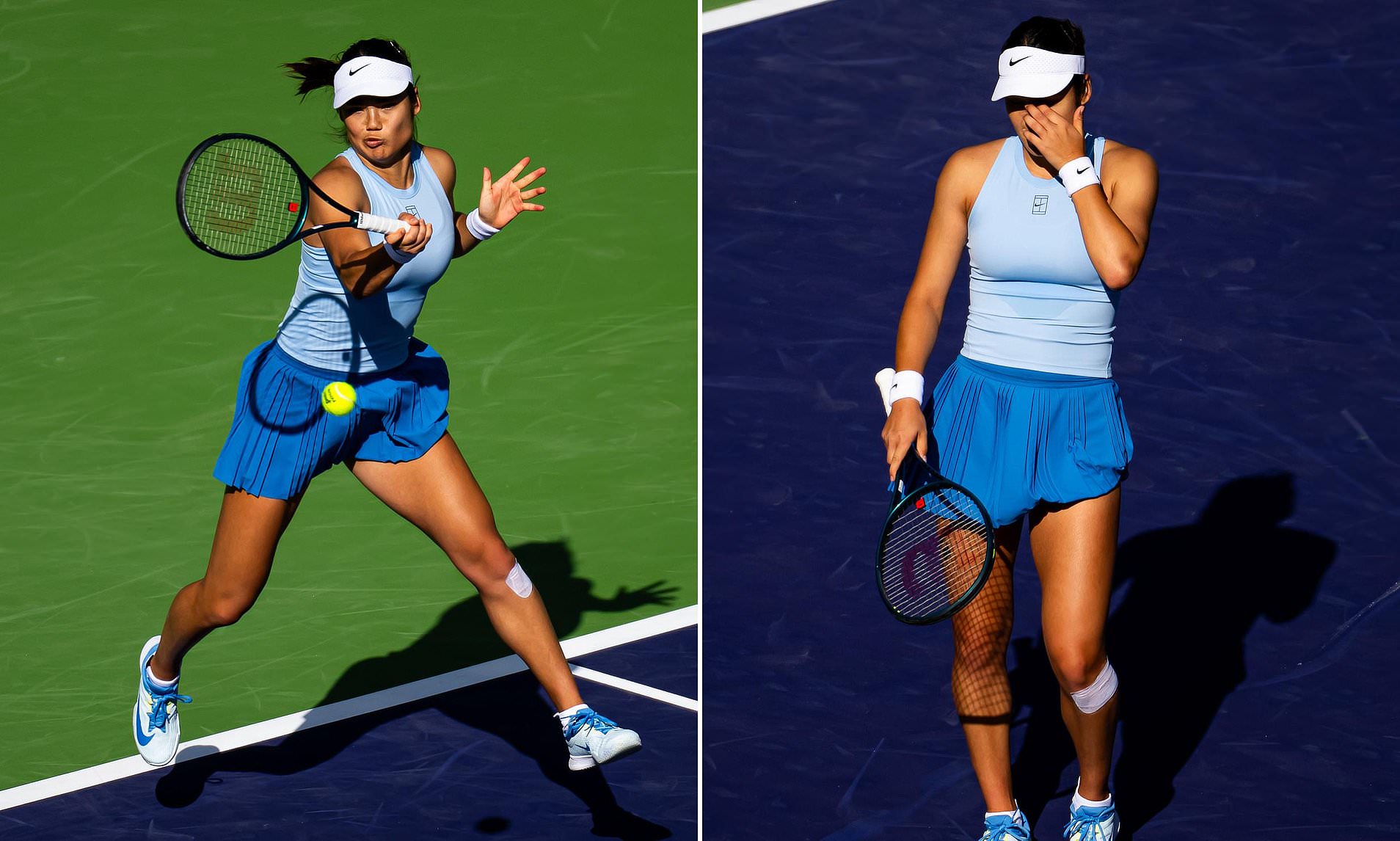 Emma Raducanu's return to action after stalking ordeal ends in defeat ...