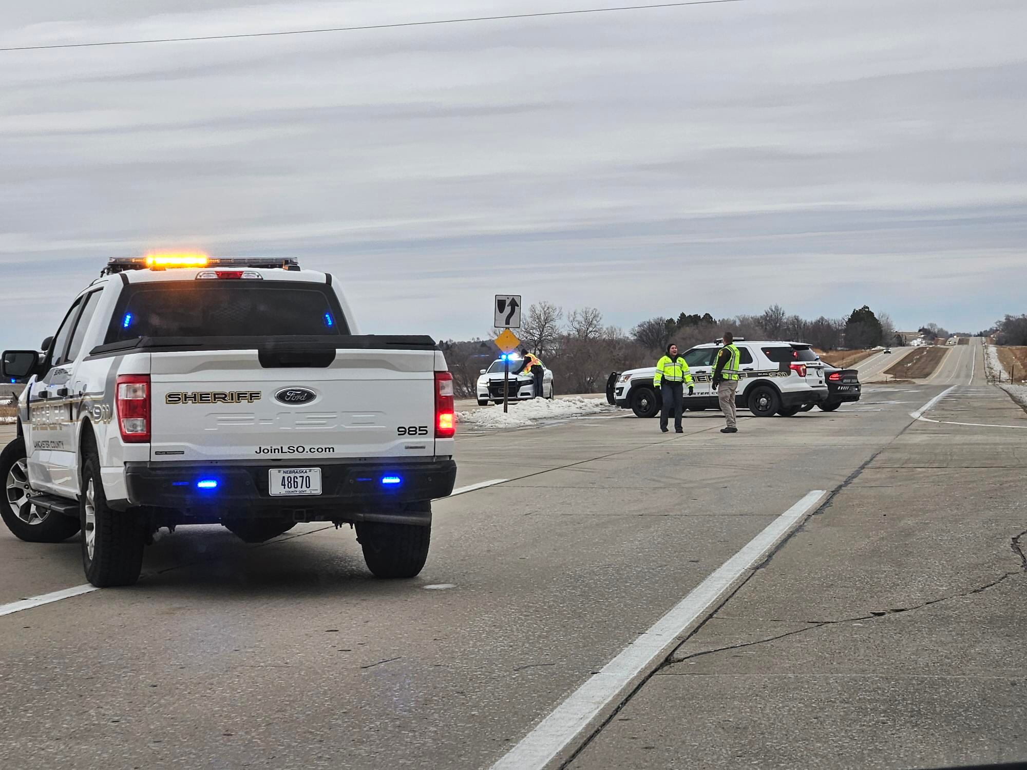 Northbound Highway 77 back open after semi crash