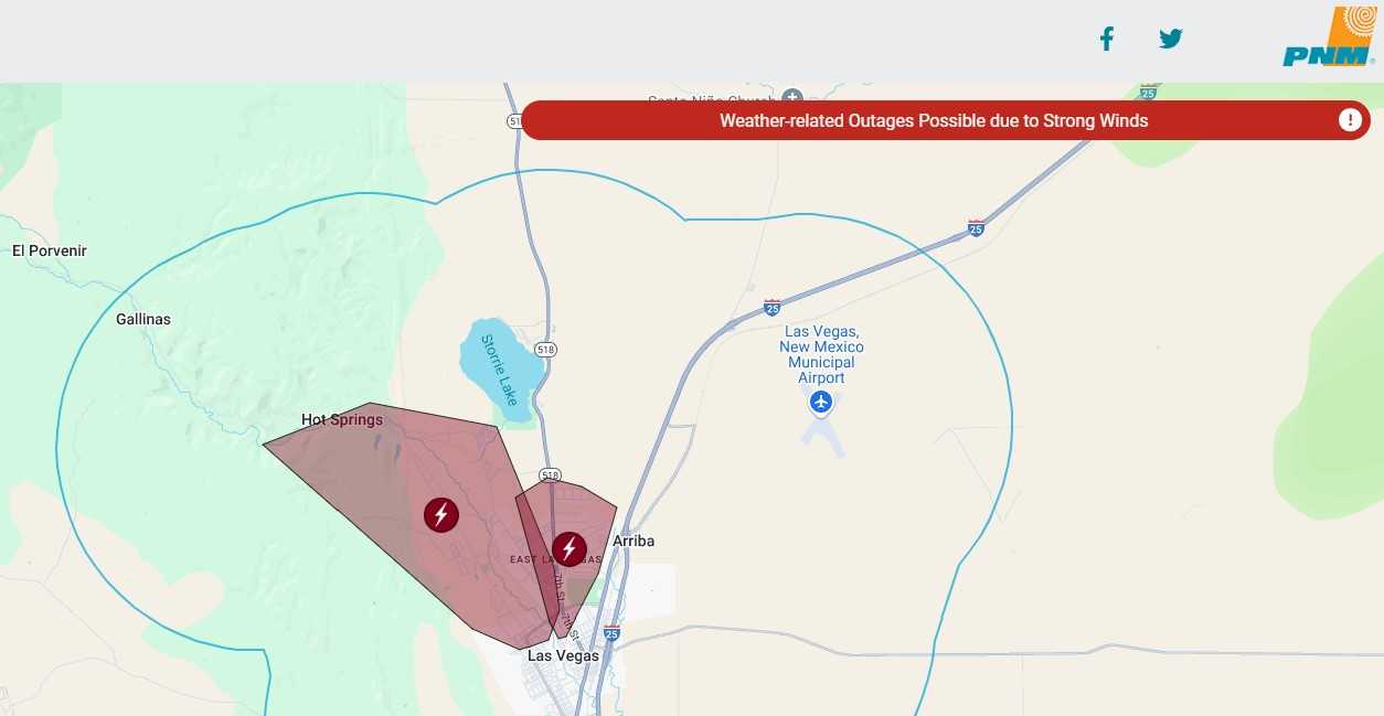 Thousands impacted by PNM outage in Las Vegas, New Mexico