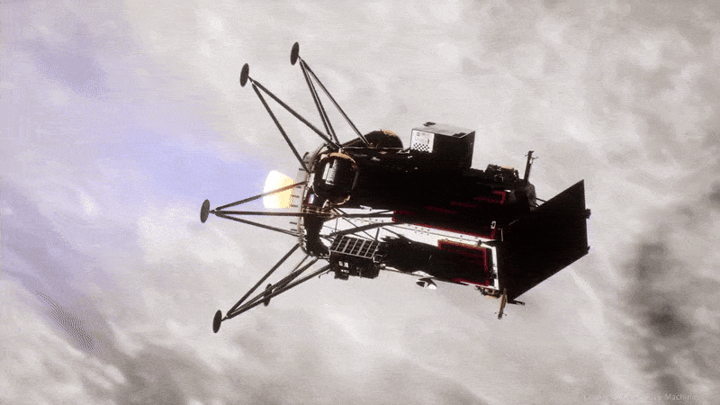 Nasa's private Athena landed on the Moon, but on its side again