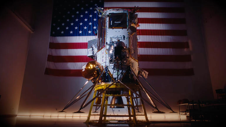 NASA's IM-2 Moon Lander Might Have Tipped Over on Lunar Surface Again