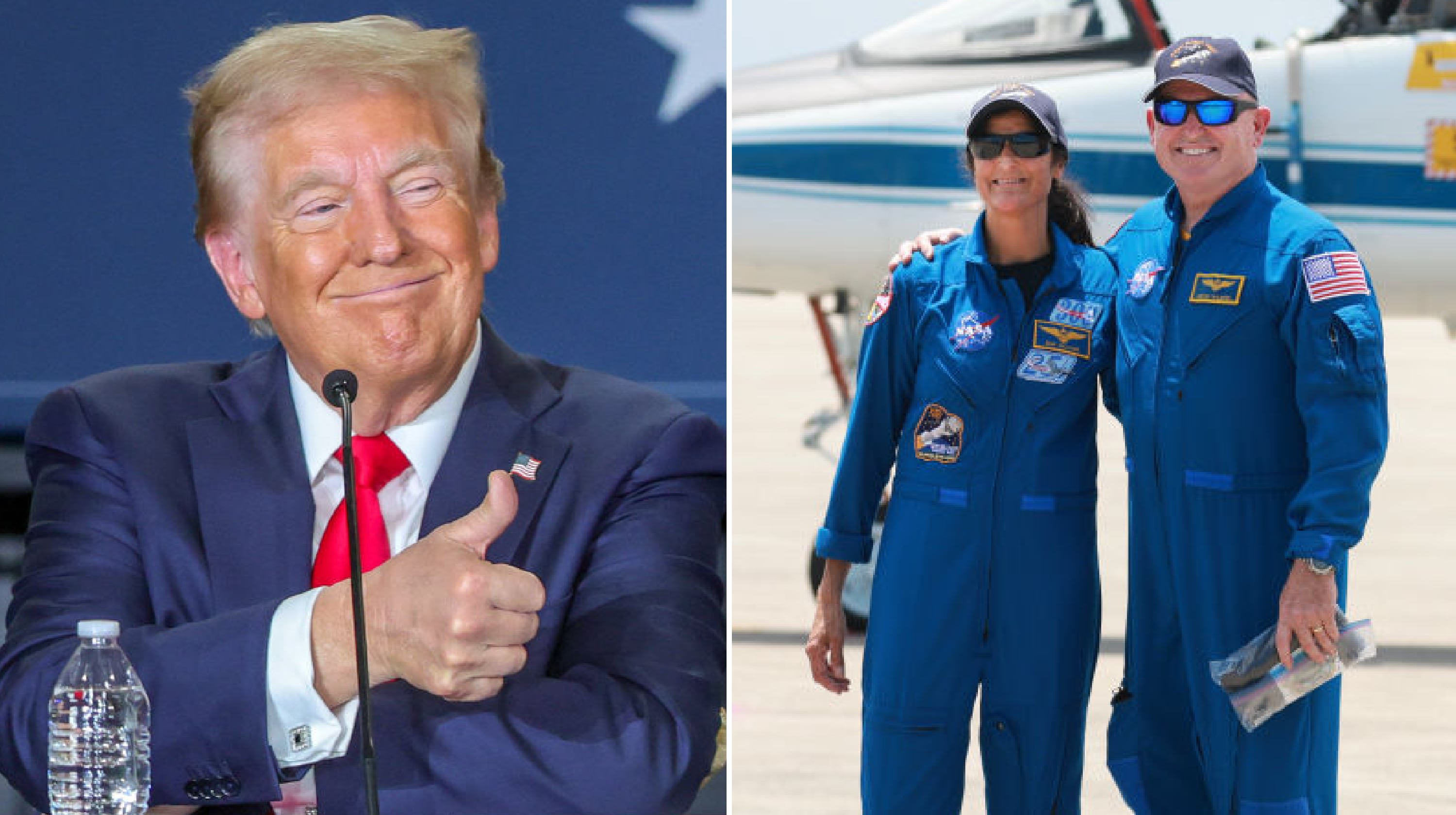 Trump Plays Matchmaker for NASA Astronauts Stuck in Space