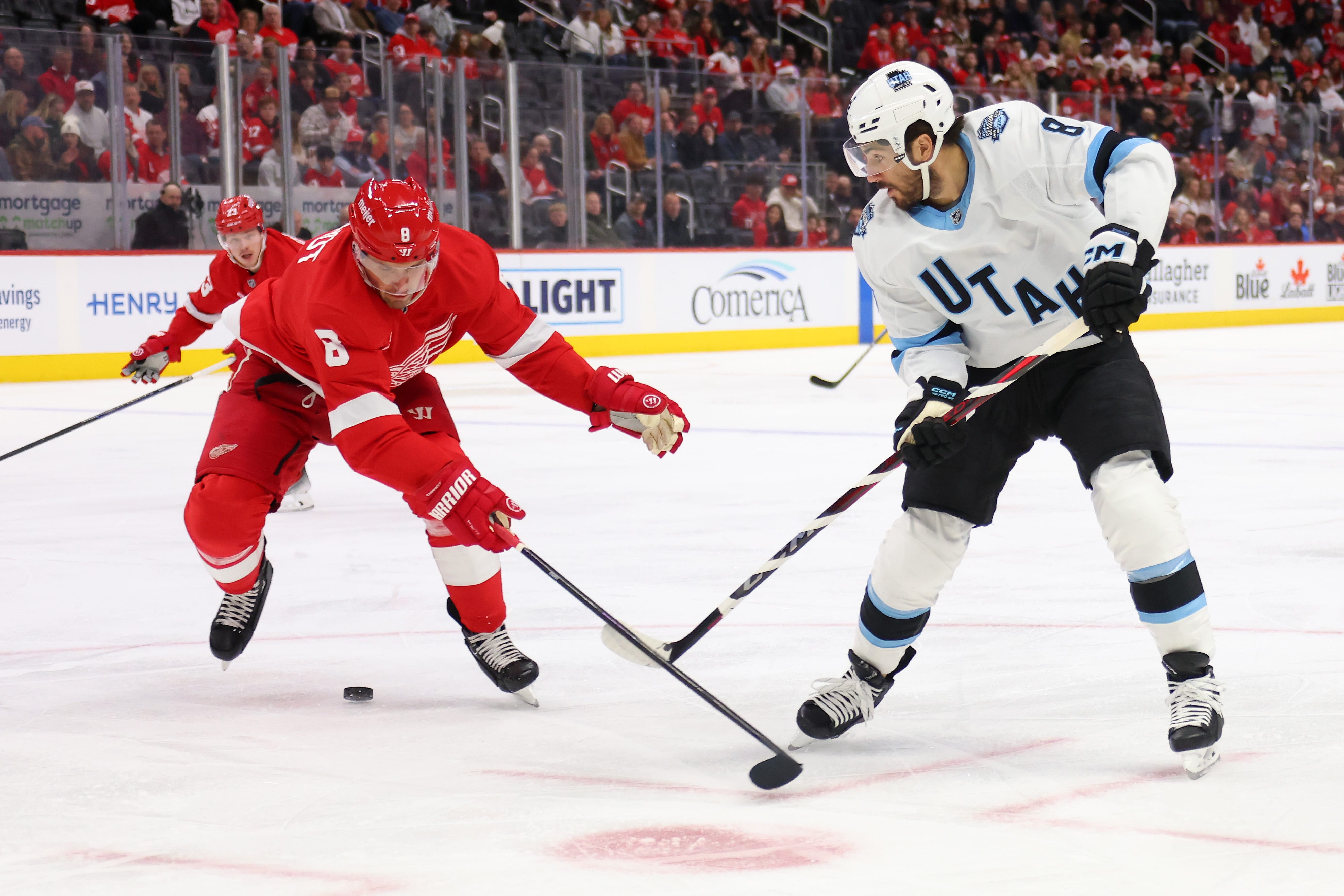 New name, same woes as Detroit Red Wings fall to Utah HC, 4-2, for 4th ...