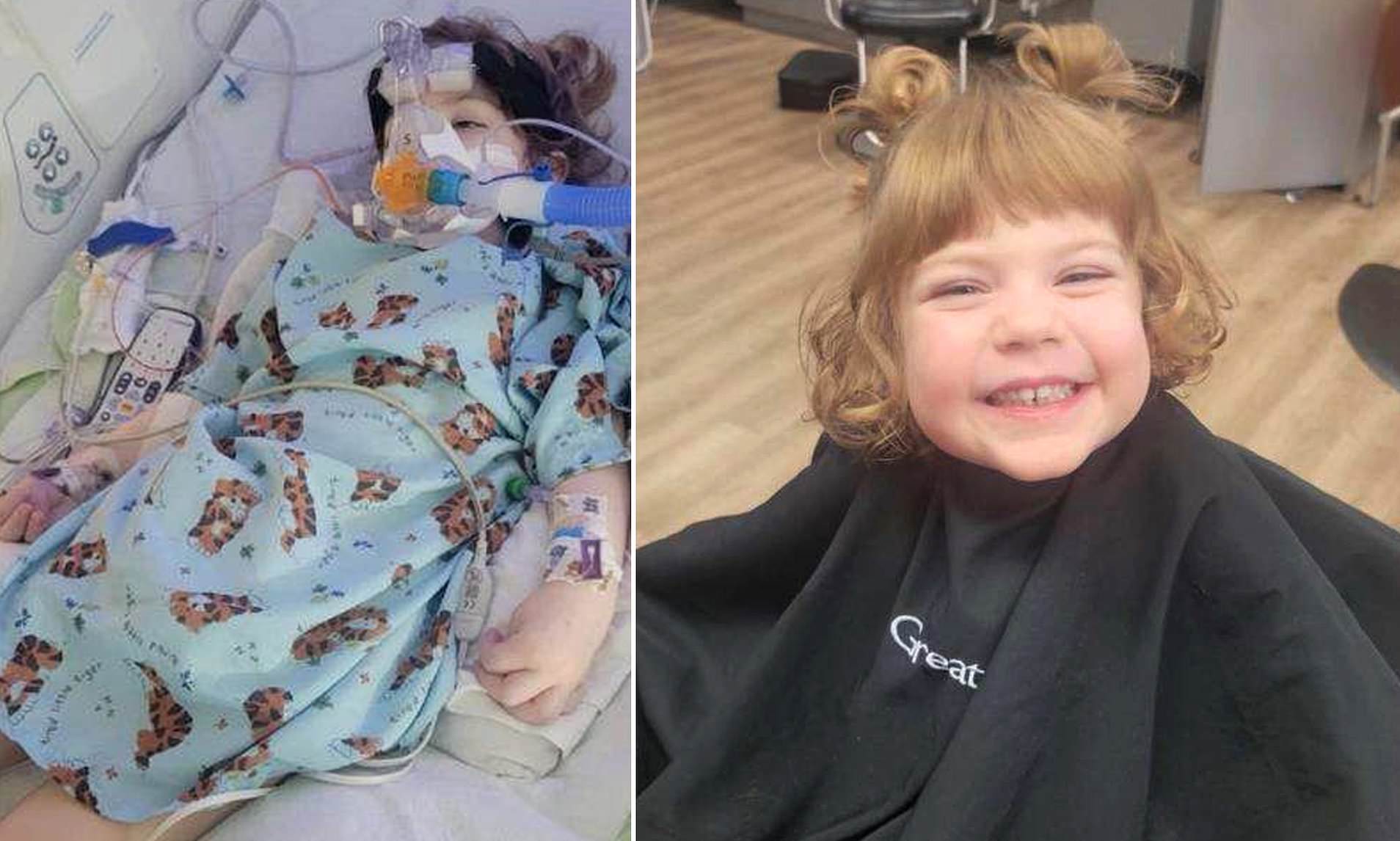 Four-year-old Ohio girl told she may never walk again after common flu