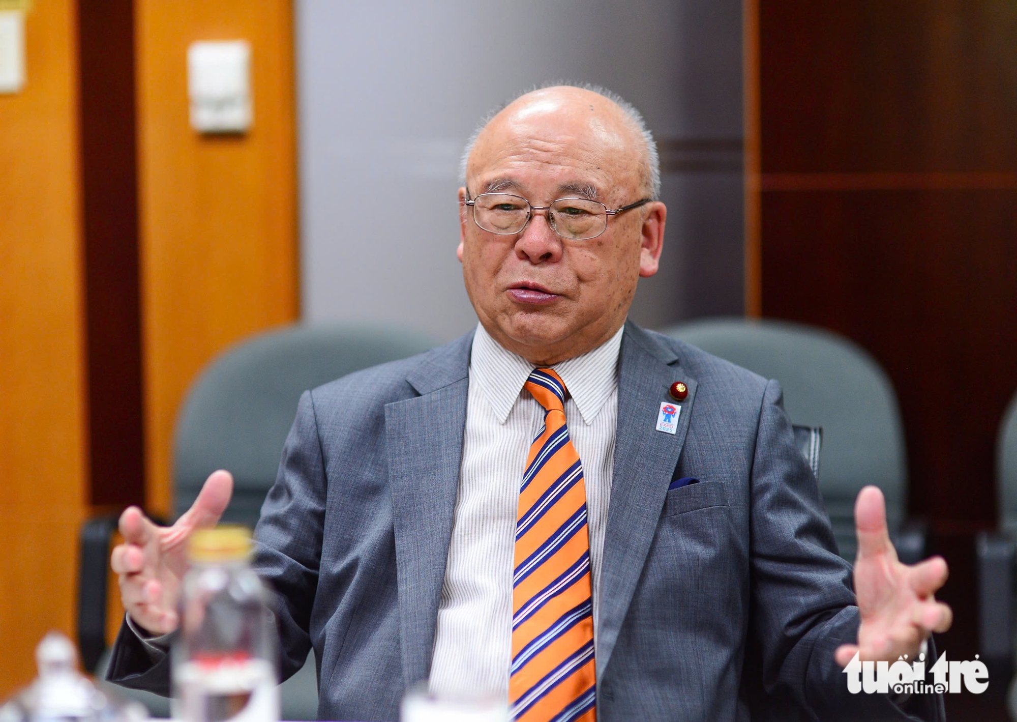 Cố vấn đặc biệt Liên minh hữu nghị Nhật - Việt thăm báo Tuổi Trẻ