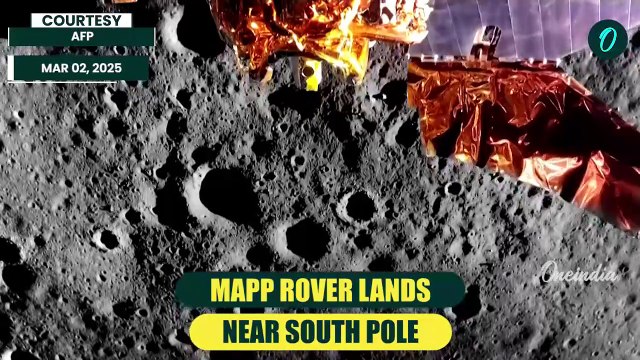 VIDEO: First Private US Robotic Lunar Rover Mapp Lands Successfully ...