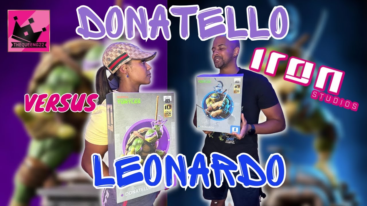 TMNT Donatello & Leonardo Iron Studios 1/10 Scale Statues – A Collector ...