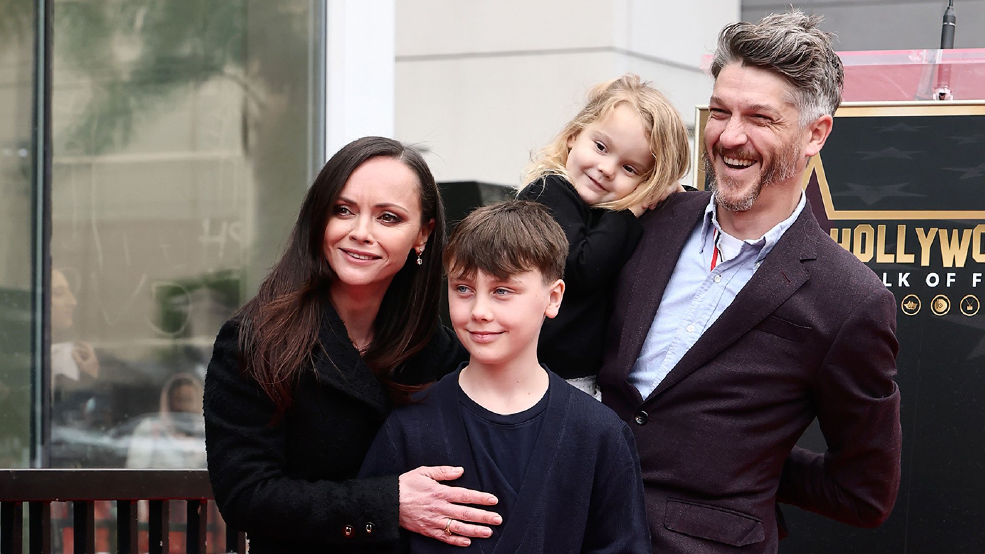 Christina Ricci Poses With Husband, 2 Kids on Hollywood Walk of Fame