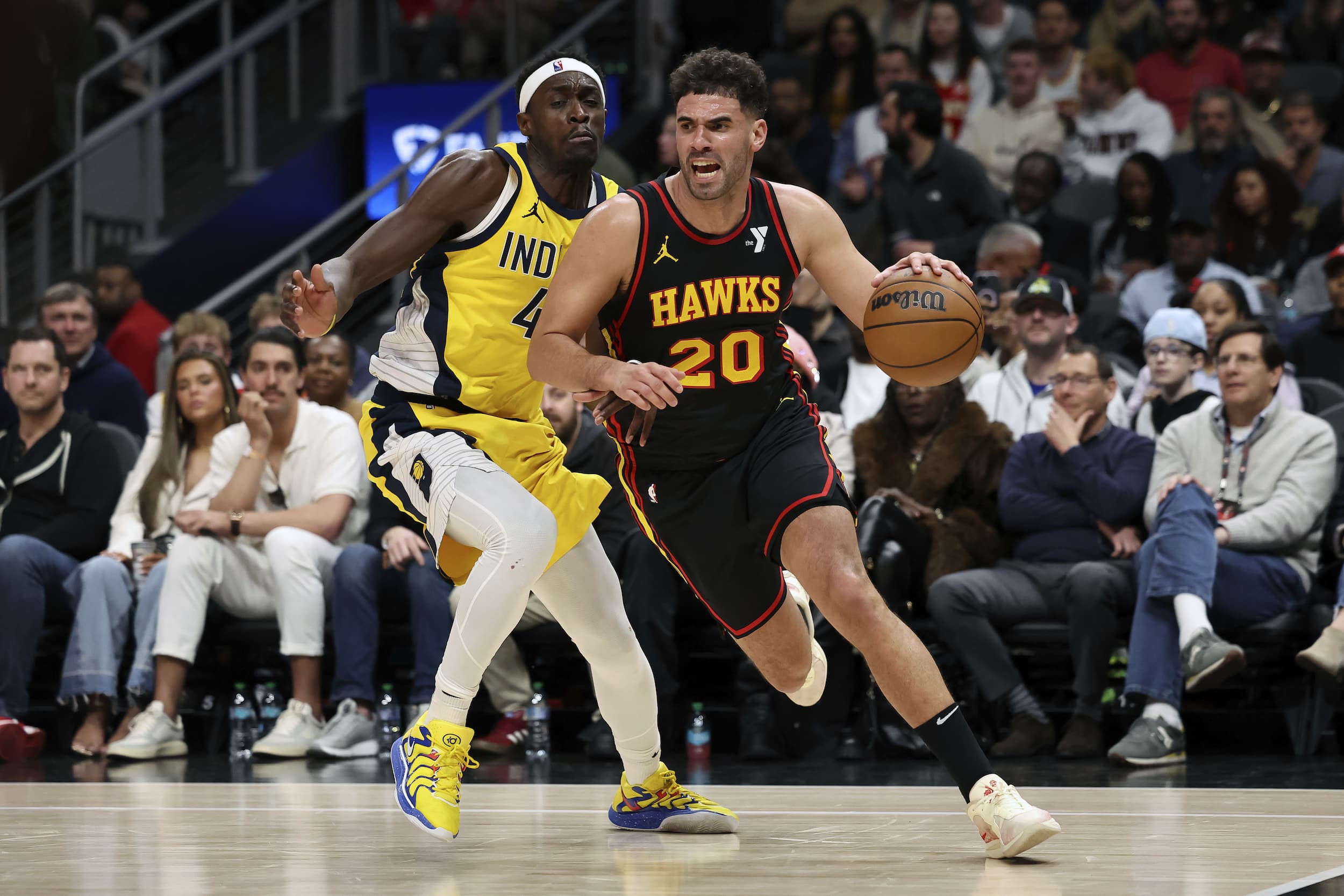 NBA: Hawks push past Pacers in back-and-forth contest