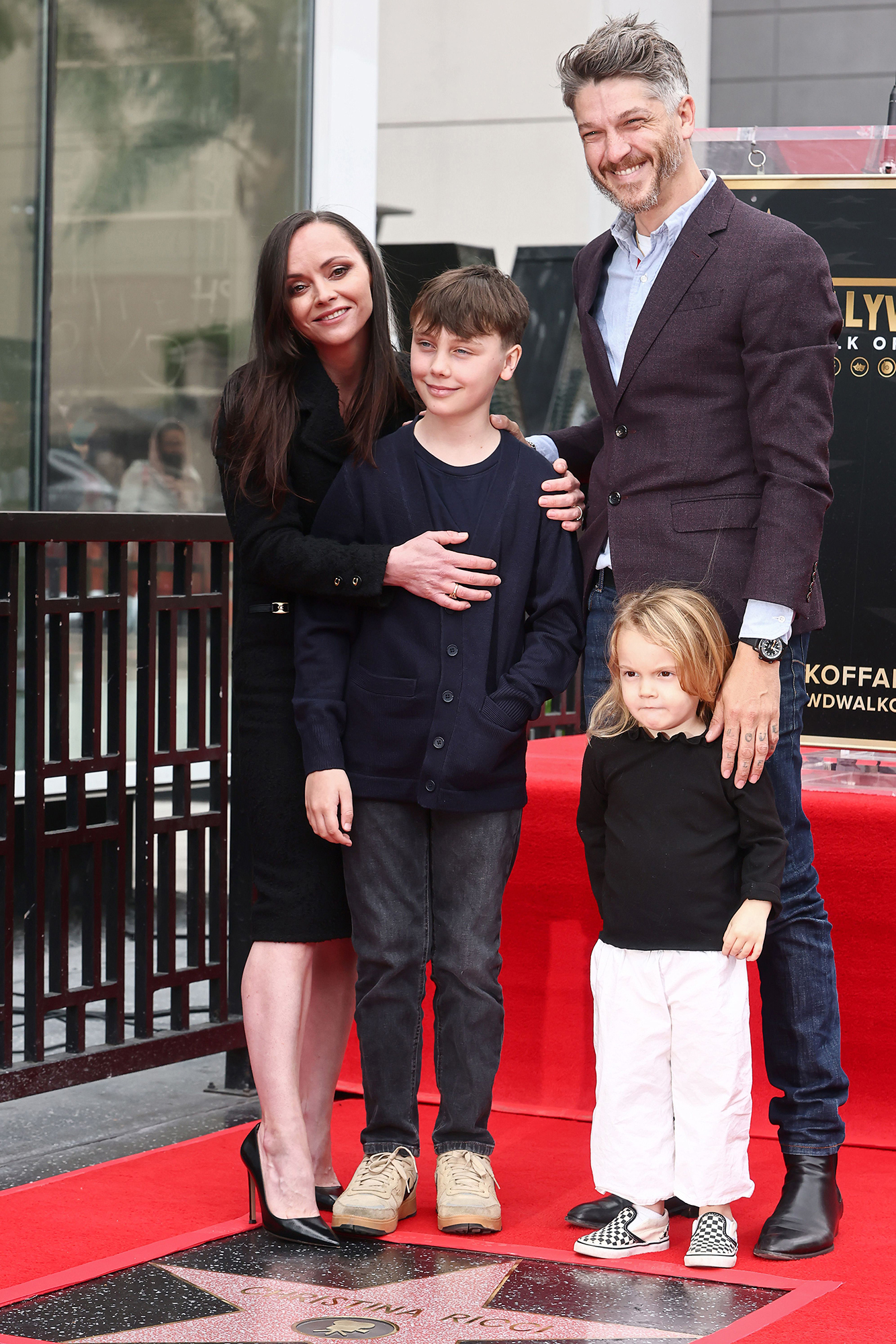 Christina Ricci Poses With Husband, 2 Kids on Hollywood Walk of Fame