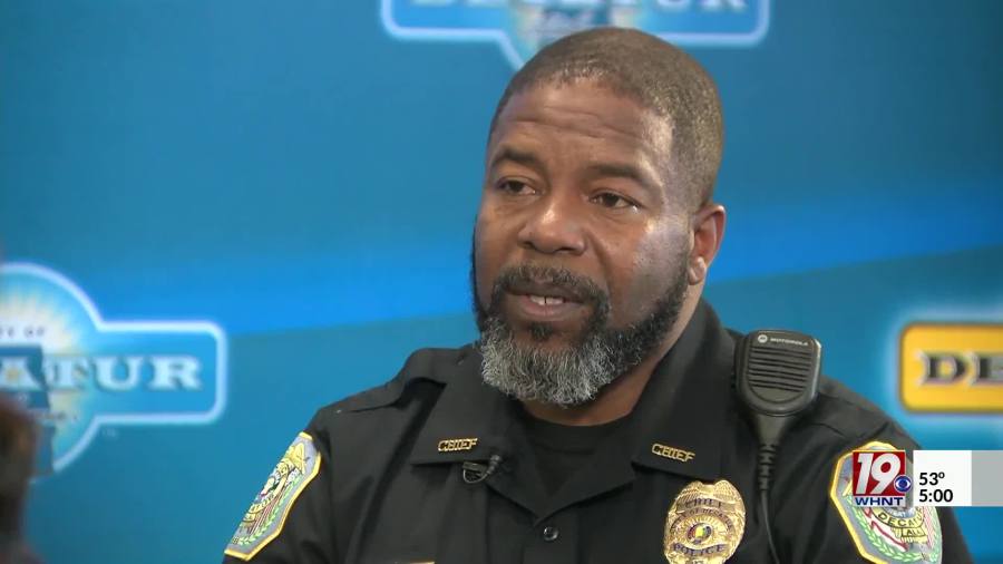 Interim Decatur Police Chief speaks following first week back in ...
