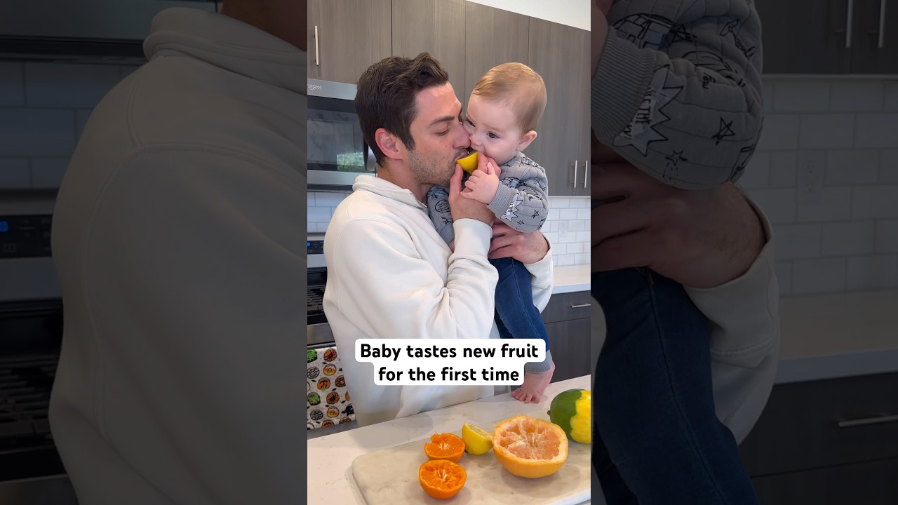 Baby tries fresh fruit and delivers priceless reaction