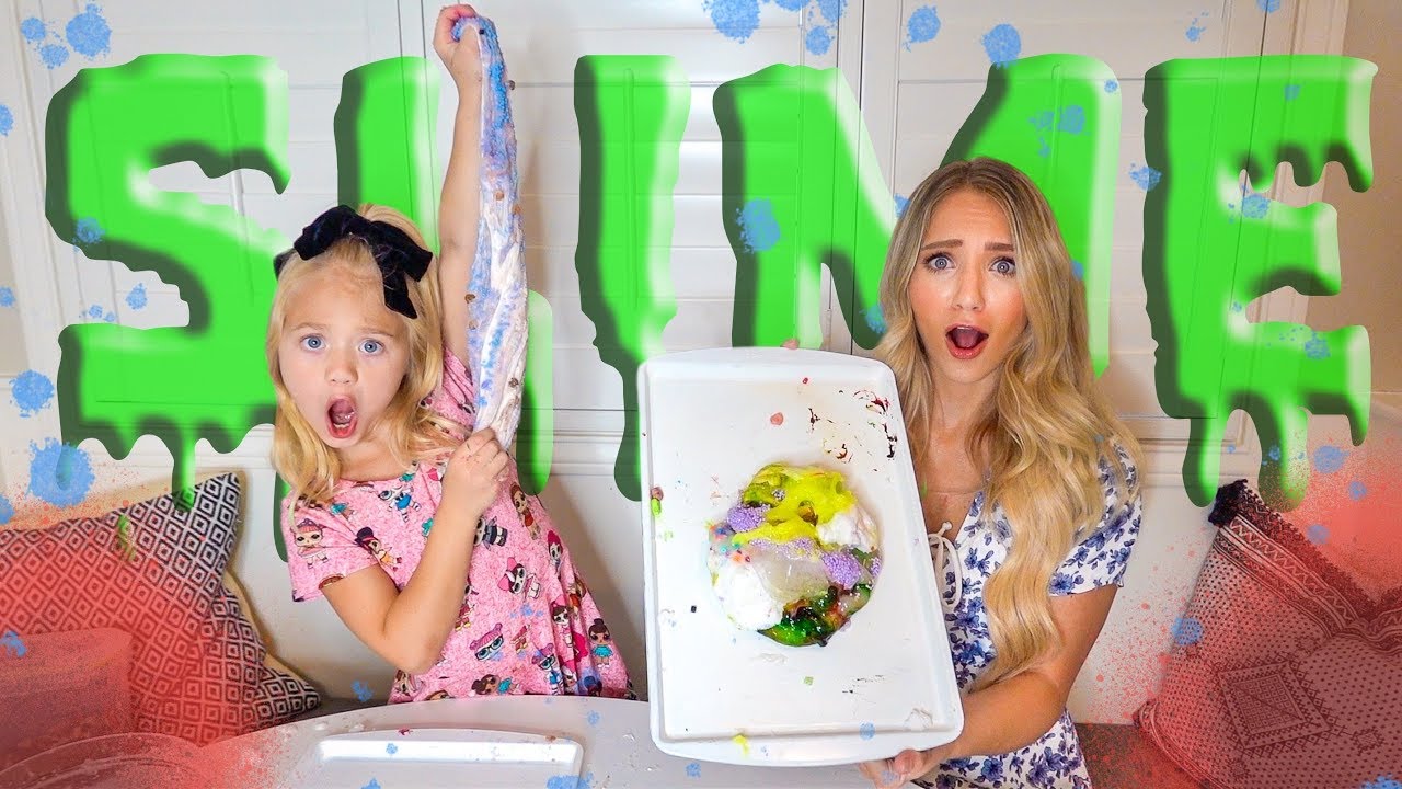 "Making 10 Slimes In 10 Minutes – Cloud, Crunchy, and Cereal Slime"