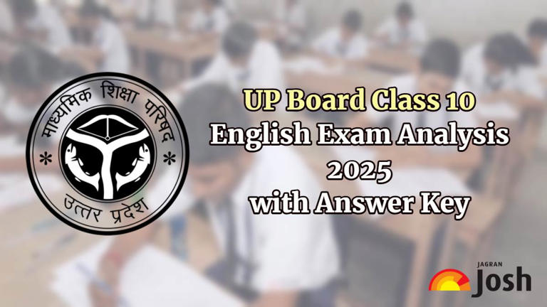 UP Board Class 10 English Exam 2025: Paper Analysis, Student Feedback ...